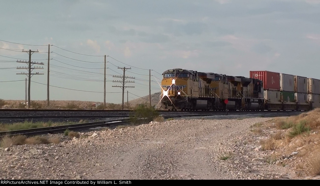 EB Stack train East of Apex Summit NV-1